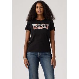 Levi's Levi's Damen T-Shirt &raquo;LSE THE PERFECT TEE&laquo; mit Logodruck schwarz M (38)