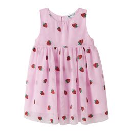 name it Kleid 'NMFVABOS' M&auml;dchen Gr&ouml;&szlig;e 104 gr&uuml;n / rosa / rot
