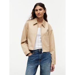 Tommy Hilfiger Damen Kurzjacke &raquo;CHINO DRESSING SHORT JACKET&laquo; ohne Kapuze Baumwollmischung 44