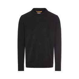 Camel Active Herren Camel Active Strickpullover mit Rundhalsausschnitt schwarz L