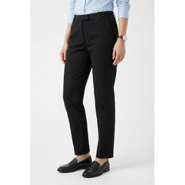 Marc O'Polo Marc O'polo Damen Marc O'Polo Chinohose &raquo;Torne&laquo; mit klassischen B&uuml;gelfalten f&uuml;r mehr Eleganz schwarz 46, N-Gr
