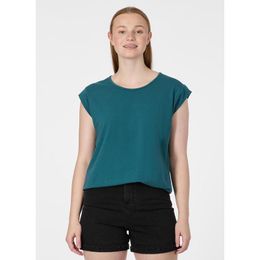 Ragwear Damen Kurzarmshirt &raquo;TULSA&laquo; Flie&szlig;endes Material mit Gummizug in unifarbener Optik M