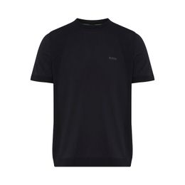 BOSS Green Herren BOSS Green Kurzarmpullover &raquo;KN_Momentum-Lite TS&laquo; Kurzarm, Regular Fit, Baumwollmischung schwarz L