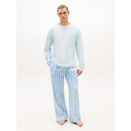 Tommy Hilfiger Underwear Herren Pyjama &raquo;LS WOVEN Pyjama SET PRINT&laquo; 2 mit Rundhals, Hose kariert, mit elastischem Bund XXL (56)