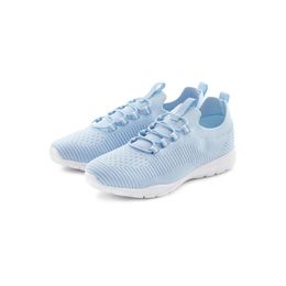 VIVANCE BY LASCANA Sneaker 'Freizeitschuh, Halbschuh, Turnschuhe, Slip-On-Sneaker,' blau Gr. 35 f&uuml;r Damen