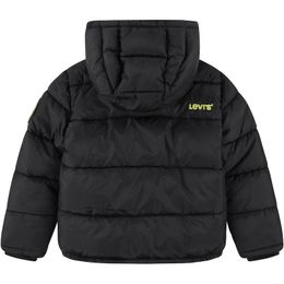 Levi's Kids Herren Levi's Kids Steppjacke mit Kapuze Winterjacke for BOYS schwarz 8 (128)