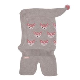 MaxiMo Jungen MaxiMo Schlupfm&uuml;tze Baumwolle, doppelt gestrickt, Ausgen&auml;htes Halsteil, kurzer Zipfel beige 53