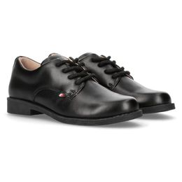 Tommy Hilfiger M&auml;dchen Schn&uuml;rschuh Konfirmationsschuh, Kommunionsschuh, Anzugschuh mit Lederfutter schwarz 40