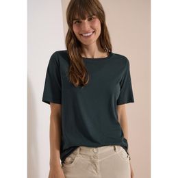 Cecil Damen T-Shirt aus Baumwollmix mit Modal, pflegeleichte Jersey-Qualit&auml;t XS (36)