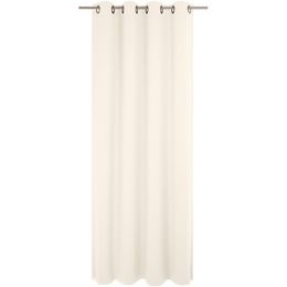 WIRTH Vorhang &raquo;Newbury&laquo; &Ouml;sen 1 Stk. tlg. beige Jacquard, Baumwolle, Polyester 145cm, &Ouml;sen, 130cm