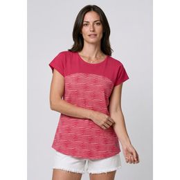 alife and kickin Alife & Kickin Damen Rundhalsshirt &raquo;FridaAK B&laquo; vielseitiges Basic-Shirt mit Herzaufn&auml;her und rundem Saum rosa XL