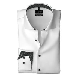 OLYMP Herren OLYMP Langarmhemd &raquo;Big & Tall&laquo; Neue COMFORT FIT BIG Kollektion, New-Kentkragen, Businesshemd wei&szlig; 54, N-Gr