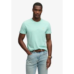 Superdry Herren Rundhalsshirt &raquo;ESSENTIAL SDCO LOGO EMB TEE&laquo; Baumwolle, regular fit gr&uuml;n XL