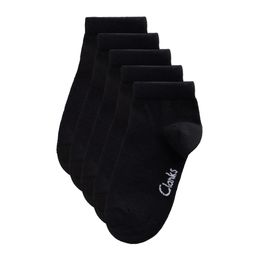 Clarks Socken 'Back To School' Jungen Gr&ouml;&szlig;e 31/36 schwarz / wei&szlig;