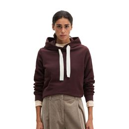 Marc O'Polo Marc O'polo Damen Marc O'Polo Hoodie, relaxed mit gepeachter Oberfl&auml;che braun L