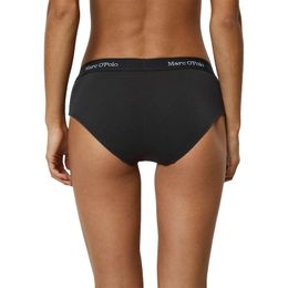 Marc O'Polo Marc O'polo Damen Marc O'Polo Slip &raquo;Essentials Woven&laquo; Packung, 3 Stk. mit unsichtbarer Nahtverarbeitung schwarz XL, 3 Stk.
