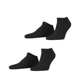 Esprit Herren Sneakersocken &raquo;Basic Uni&laquo; 2 Paar, weich, uni Socken, schmales B&uuml;ndchen schwarz 39-42