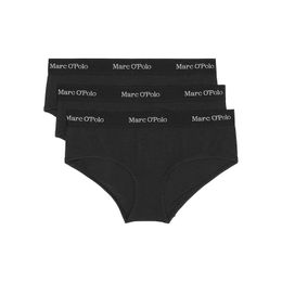 Marc O'Polo Marc O'polo Damen Marc O'Polo Slip &raquo;Essentials Woven&laquo; Packung, 3 Stk. mit unsichtbarer Nahtverarbeitung schwarz M, 3 Stk.