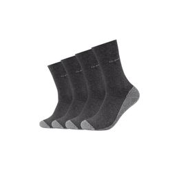 Camano Herren Socken &raquo;ca-soft&laquo; 4 Paar tlg. mit leichter Polsterung grau 39-42
