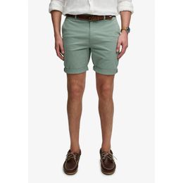 Superdry Herren Chinoshorts &raquo;PREMIUM REGULAR CHINO SHORT&laquo; aus Baumwollmischung mit Elasthan, Relaxed Fit, unifarben, knielang gr&uuml;n 36, N-Gr