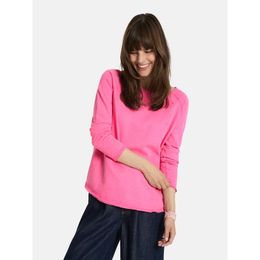 LIEBLINGSST&Uuml;CK Lieblingsst&uuml;ck Damen Langarmshirt &raquo;Cathrina&laquo; aus reiner Baumwolle rosa L