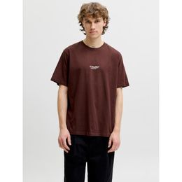 Jack & Jones Jack & Jones Herren T-Shirt &raquo;JJESOHO TEE SS CREW NECK NOOS&laquo; Baumwolle, relaxed fit braun L
