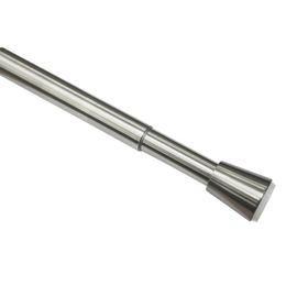 Gardinia Scheibenstange &raquo;Spannstange&laquo; &Oslash; 26 mm 1 l&auml;ufig-l&auml;ufig ausdrehbar vielseitig einsetzbar silber L: 65cm - 100cm &Oslash; 26mm, 1 Stk., 1 l&auml;ufig