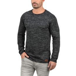 Blend Herren Strickpullover &raquo;BHDan&laquo; Stilvoller Strickpullover mit aufgerollten S&auml;umen schwarz S