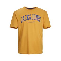 Jack & Jones Jack & Jones T-Shirt 'Josh' Herren Gr&ouml;&szlig;e XS royalblau / honig
