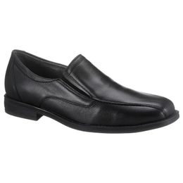 Waldl&auml;ufer Waldl&auml;ufer Herren Slipper &raquo;Henry&laquo; Bequemschuh, Festtagsschuh mit seitlichen Stretcheins&auml;tzen, G-Weite schwarz 10 (44,5)