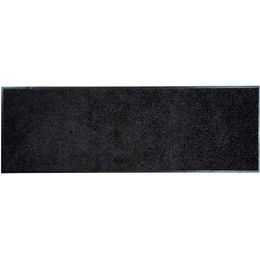 Astra Fu&szlig;matte &raquo;Proper Tex 618&laquo; rechteckig 9 mm H&ouml;he Schmutzfangmatte, auch als L&auml;ufer, waschbar, In -und Outdoor geeignet schwarz Kunstfaser B : 60cm
