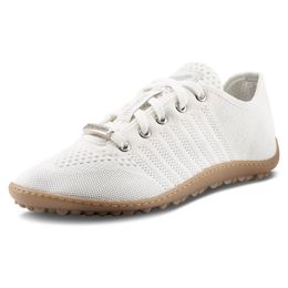 Leguano Damen Barfu&szlig;schuh &raquo;GO&laquo; , Freizeitschuh, Halbschuh, Schn&uuml;rer mit 360 Grad Halbkugelsohle beige 44