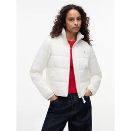 Tommy Jeans Damen Steppjacke &raquo;TJW REG PADDED JACKET&laquo; Steppware, Rei&szlig;verschlusstaschen, Stehkragen wei&szlig; M (40)