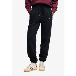 Superdry Damen Sweathose &raquo;SIGNATURE EMB CUFFED JOGGER&laquo; Baumwollmischung, relaxed fit schwarz XL, N-Gr