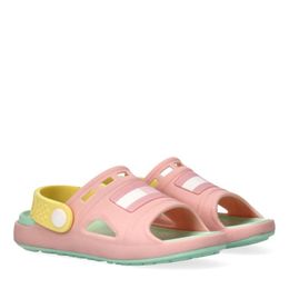 Tommy Hilfiger M&auml;dchen Badesandale Badeschuh, Clog mit schwenkbarem Riemchen rosa 27
