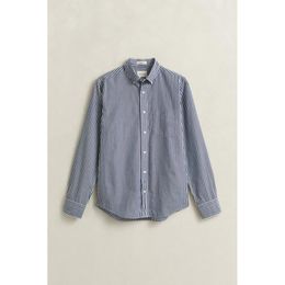 Gant Herren Langarmhemd &raquo;REG POPLIN STRIPE SHIRT&laquo; blau M, N-Gr