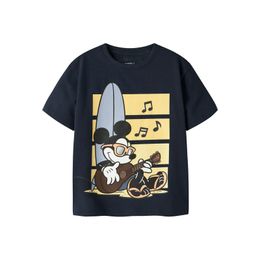 name it Jungen T-Shirt &raquo;NMMART MICKEY SS NREG TOP BOX WDI&laquo; Baumwollmischung, regular fit blau 110