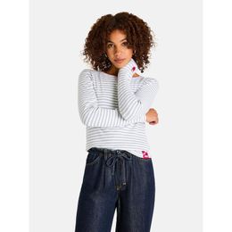 LIEBLINGSST&Uuml;CK Lieblingsst&uuml;ck Damen Langarmshirt &raquo;Nashi&laquo; mit Streifen XS