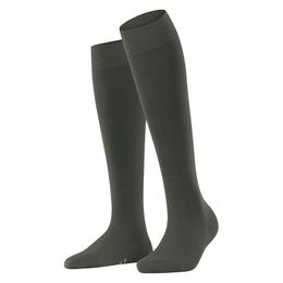Falke Damen Falke Kniestr&uuml;mpfe &raquo;Softmerino&laquo; mit feinem Maschenbild, atmungsaktiv, temperaturausgleichend grau 37-38