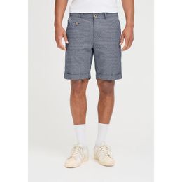 Blend Herren Chinoshorts &raquo;BHSergio&laquo; Gemusterte Chino Shorts grau L, US-Gr&ouml;&szlig;en