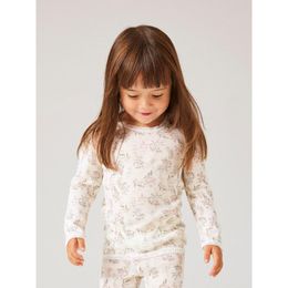 name it M&auml;dchen Langarmshirt &raquo;NMFWANG WOOL NEEDLE LS TOP NOOS&laquo; Wolle, regular fit beige 104