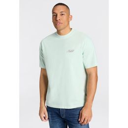 BOSS Orange Herren BOSS Orange T-Shirt Relaxed Fit, sommerlicher Druck, reine Baumwolle gr&uuml;n XXL