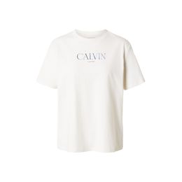 Calvin Klein Jeans T-Shirt 'CLASSIC' Damen Gr&ouml;&szlig;e L blau / wei&szlig;