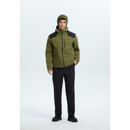 Icepeak Herren Softshelljacke &raquo;Icepeak BUXTON&laquo; atmungsaktives Material, mit Atmungsaktivit&auml;t 5000, aus Polyester gr&uuml;n 52