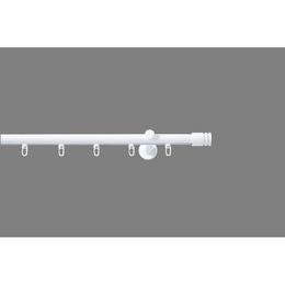 GOOD LIFE Innenlaufschiene &raquo;Mira&laquo; &Oslash; 20 mm 1 l&auml;ufig-l&auml;ufig Fixma&szlig; wei&szlig; Aluminium, Metall B/L: 160cm &Oslash; 20mm, 1 l&auml;ufig