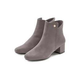 Lascana Stiefelette 'Herbststiefelette, Ankle Boots, Stiefel,' grau Gr. 35 f&uuml;r Damen
