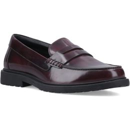 Hush Puppies Verity Slip-On Leder Damen Pl&uuml;sch Loafers