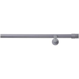 GOOD LIFE Vorhangstange &raquo;Mira&laquo; &Oslash; 20 mm 1 l&auml;ufig-l&auml;ufig Fixma&szlig; grau Metall B/L: 120cm &Oslash; 20mm, 1 l&auml;ufig