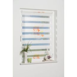 K-home Doppelrollo &raquo;Delphi&laquo; Lichtschutz ohne Bohren im Fixma&szlig; rot Polyester 150cm, 35cm