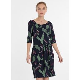 Ragwear Damen Minikleid &raquo;KENISHA PRINT&laquo; Sommerkleid blau S (36), N-Gr